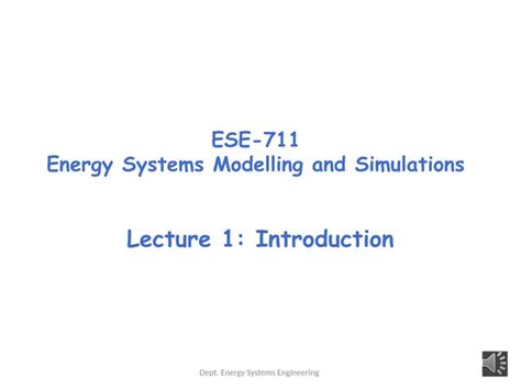 Recorded Lecture 1 2 Introduction To Energy Systemspptx