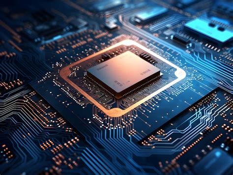 Premium Photo Central Computer Processors Cpu Technology Background