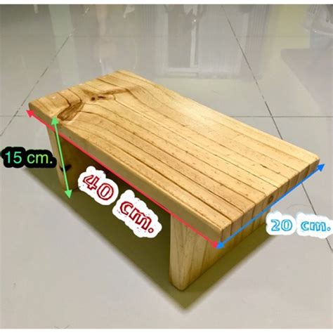 เก้าอี้ เตี้ย เก้าอี้ ซักผ้า ไม้สน ขนาดกว้าง20cm ยาว40cm สูง15 Cm Shopee Thailand