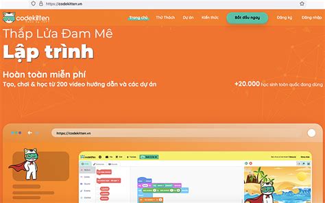 Nền tảng học lập trình miễn phí đầu tiên cho thiếu nhi Việt Nam