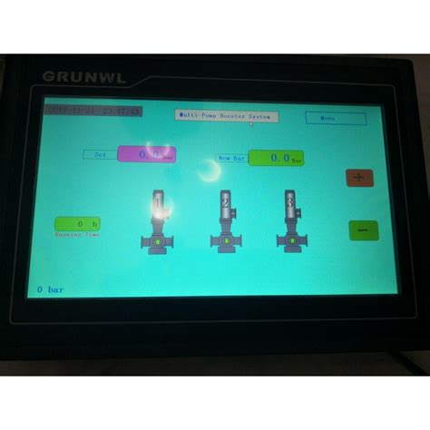 Grunwl Screen Control Water Pump System New