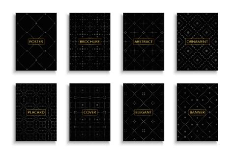 어두운 우아한 점선 커버 템플릿 배경 플래 카드 브로셔 배너 전단지 잡지의 컬렉션 블랙 럭셔리 장식 포스터 카드 등 0명에 대한