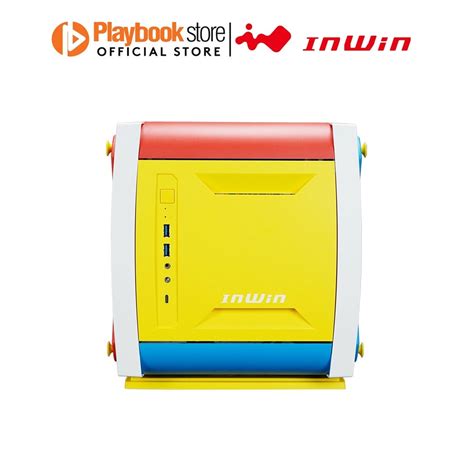 Inwin Explorer Mini Itx Tower Desktop Case Tempered Glass Secc Abs