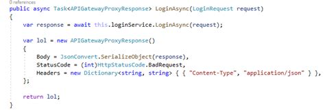 C My Lambda Function Is Not Returning Bad Request Stack Overflow