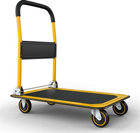 Heavy Duty Foldable Push Cart Dolly 330 Lbs Capacity