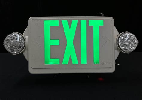 Exit Sign Battery Light Up LA Party Rents