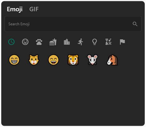 Emoji Picker Menu Dart API Docs