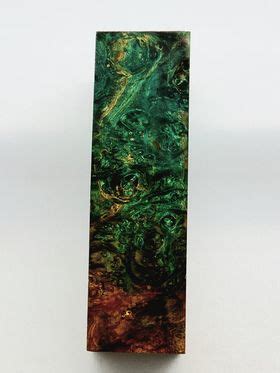 5 78 X 1 34 X 1 34 Box Elder Burl Block Mc Knifeworks
