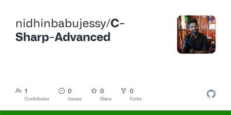 Github Nidhinbabujessy C Sharp Advanced