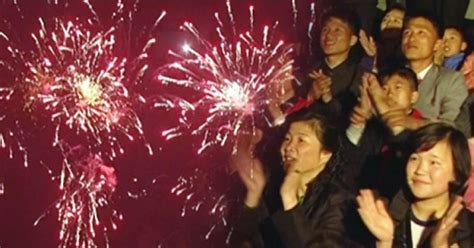 북 김일성 생일 대규모 불꽃놀이 개최