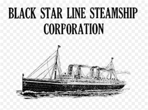 Black Star Line Black Star Line Marcus Garvey Pngstar Line Png