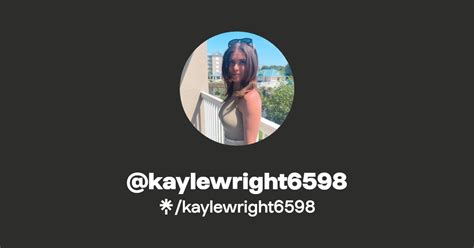Kaylewright6598 Instagram Tiktok Linktree