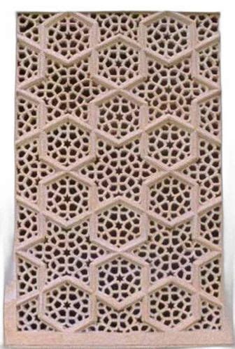 White 3d Stone Jaali Shape Rectangular At Rs 1200 Sq Ft In Chunar