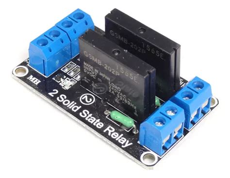 Relevador Estado Solido Ssr 2 Canales Pic Arduino Raspberry Mercadolibre