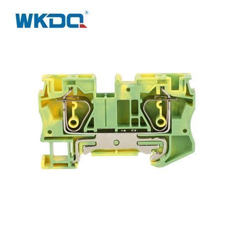 PT Universal Modular Earth Terminal Block DIN Rail China Spring Terminal Block And PE Terminal