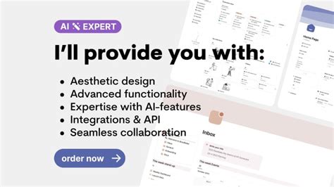 Build And Customize Aesthetic Notion Template Or Workspace By Leramur Fiverr