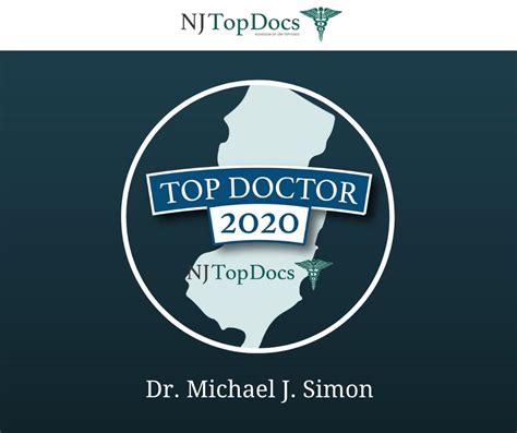 Internist Dr Michael J Simon Named Nj Top Doc