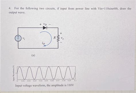 Solved For The Following Two Circuits If Input From Power