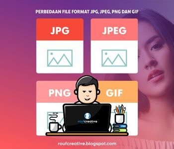 Perbedaan File Format JPEG PNG Dan GIF Rouf Creative