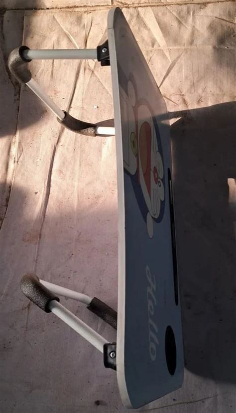 Sheesham Wood Doraemon Printed Wooden Study Table Without Storage At