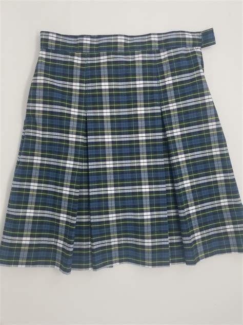 Plaid Pleated School Skirt