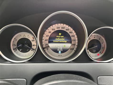 W204 Mercedes Dashboard Errors Rw204