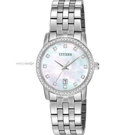 Ladies Citizen Quartz Watch Citizen Watch Bracelet Watch Stainless
