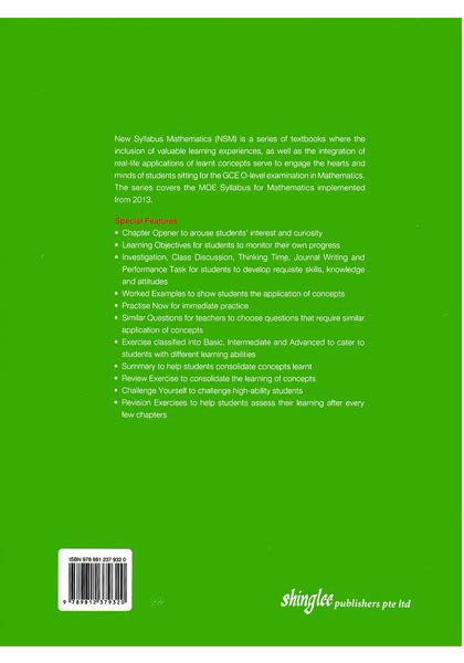 New Syllabus Mathematics 3 7th Edition