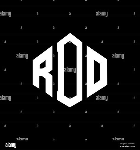 Rdo Letter Logo Design With Polygon Shape Rdo Polygon And Cube Shape Logo Design Rdo Hexagon