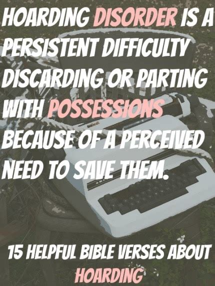 15 Helpful Bible Verses About Hoarding