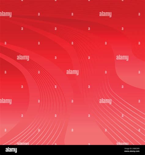 Abstract Red Background With Gradient Lines Vector Illustration Stock Vector Image And Art Alamy