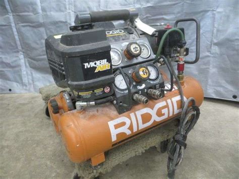 Ridgid Mobile Air Compressor Lambrecht Auction Inc