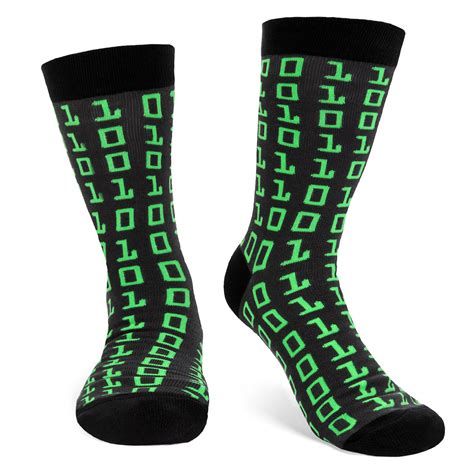 Binary Code Socks Crew Length Novelty Socks For Men And Women — Lavley