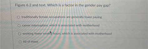 Solved Figure 6 2 ﻿and Text Which Is A Factor In The Gender