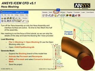 ICEM CFD Hybrid Meshing Tutorial Presentation PPT