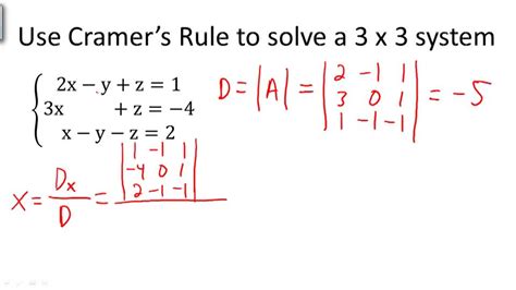 Cramers Rule Class 12 At Amanda Barbour Blog