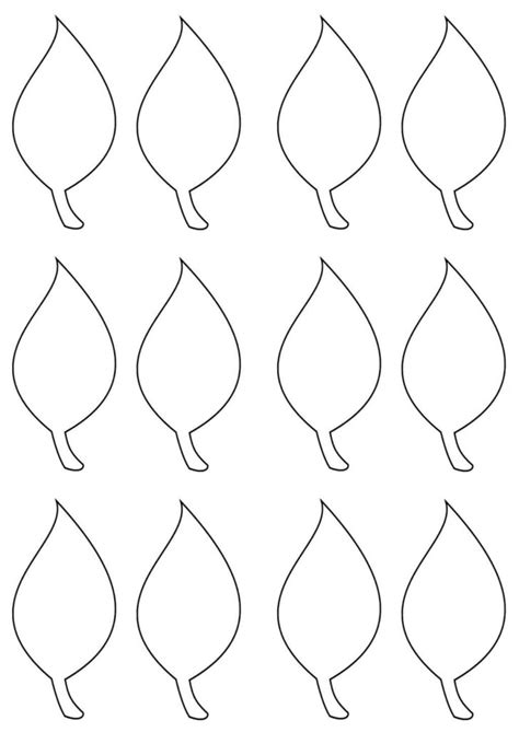Tree With Leaves Template Printable