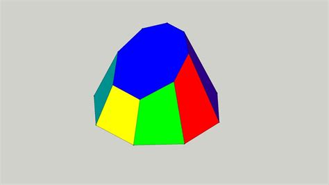 Truncated Octagonal Pyramid 3d Model