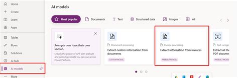 Ai Builder Invoice Processing Microsoft Power Platform
