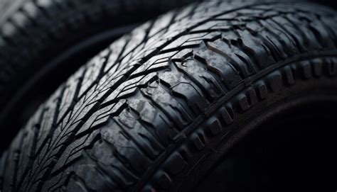 Premium Ai Image New Alloy Wheel Stack Shiny Circle Pattern On Land Vehicle Generated By