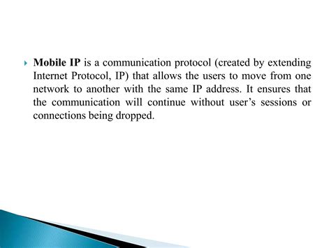 Mobile Ipdhcpadhoc Routing Protocols Ppt Computer Networking