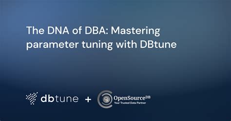 The DNA Of DBA Mastering Parameter Tuning With DBtune