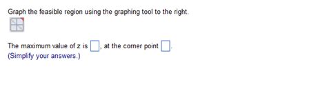 Solved Use Graphical Methods To Solve The Following Linear Chegg