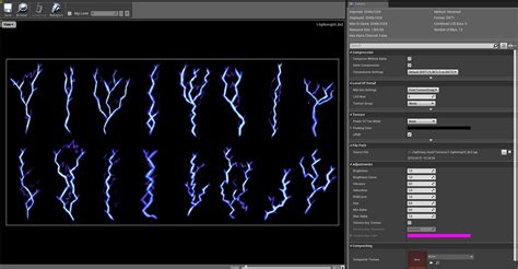 Randomly Picking A Lightning Texture Out Of A SubUv Real Time VFX