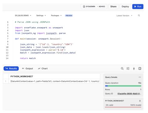 Snowpark Stored Procedure Development Using Python Worksheets Phdata