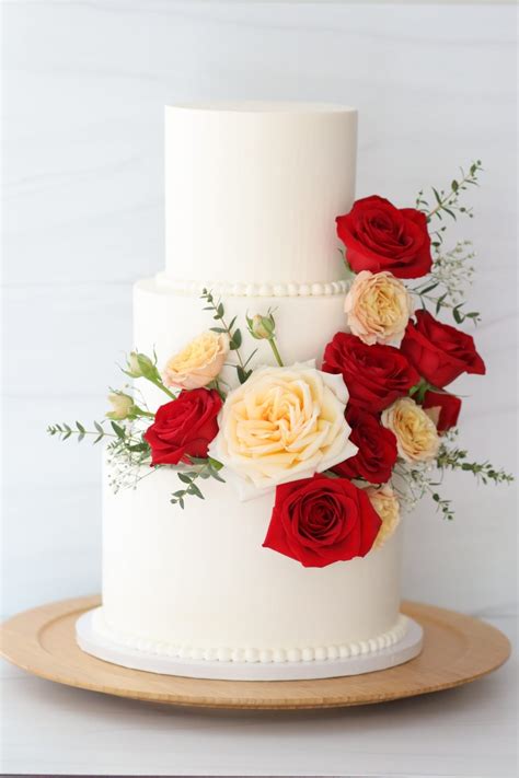 Dot Border Wedding Cake Sweet Butter Baking