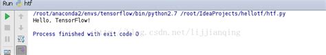 Tensorflow 安装 和集成到ideaidea Python Teserflow Csdn博客