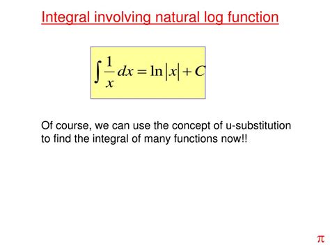 Ppt 7 3b Integrals Involving Logarithmic Functions Powerpoint Presentation Id 3131041