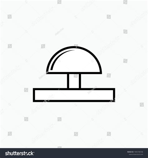 Buzzer Icon Alert Button Symbol Vector Stock Vector Royalty Free