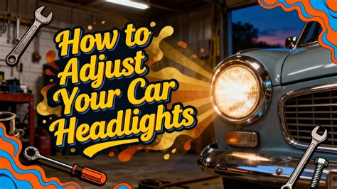 How To Adjust Your Car Headlights
